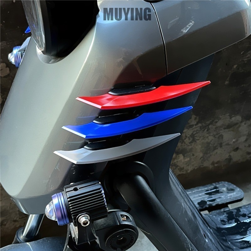 Motorcycle Winglet Fixed Wind Wing Aerodynamic Spoiler With Adhesive ...