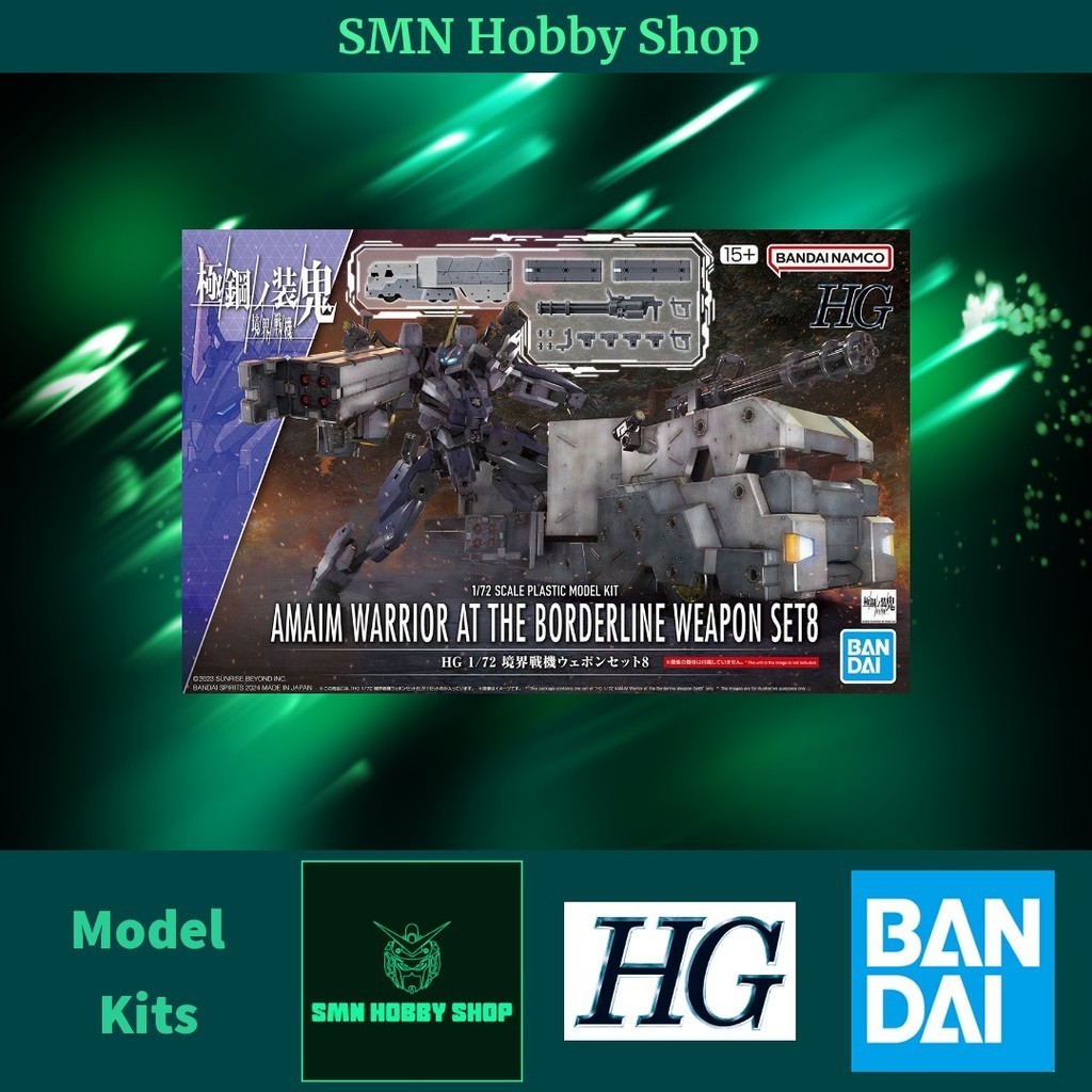 HG 1/72 Amaim Warrior At The Borderline Weapon Set 8 Toys Plastic Model ...