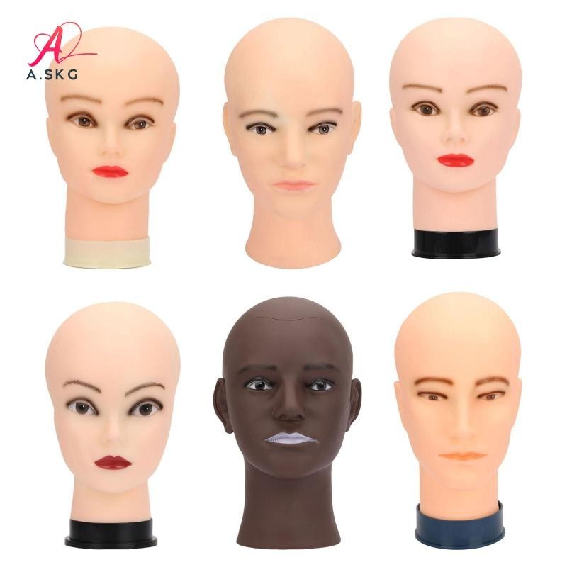 [COD] Bald Mannequin Head Manikin Head Professional Freestanding Makeup ...