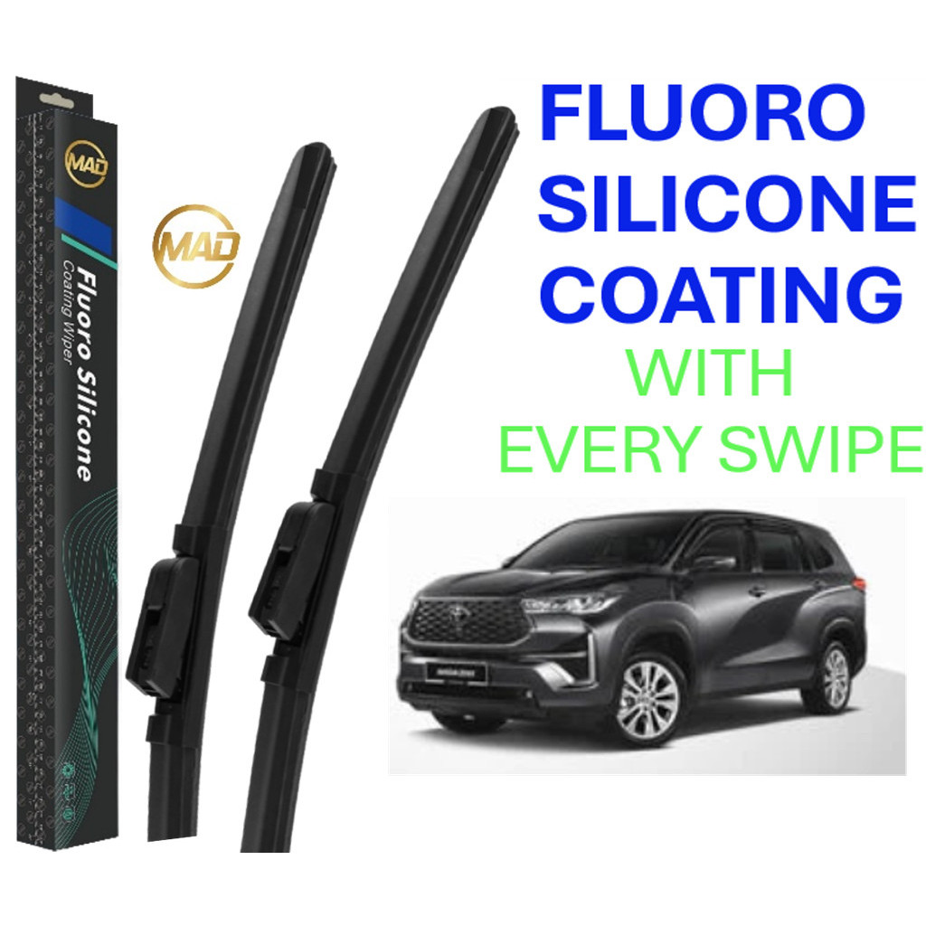 Toyota Innova Zenix 8 Seater (2023-Present) 2pcs MAD FLUORO Silicone ...