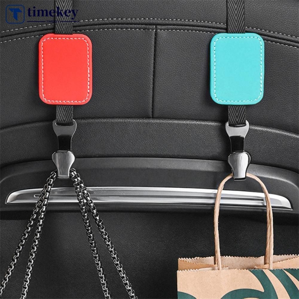 TIMEKEY Car Seat Back Flip Hanging Hook Hanger Headrest Rod Mount ...