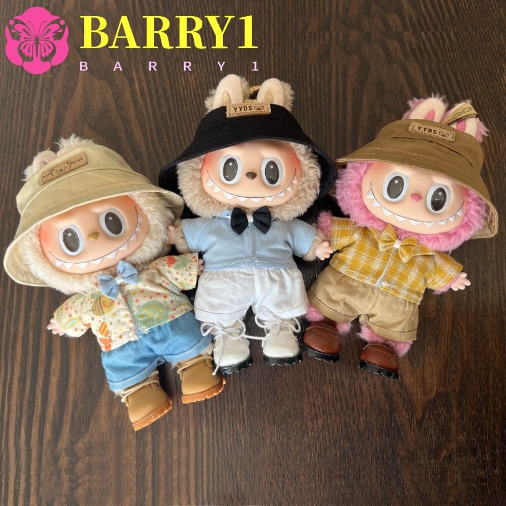 BARRY1 Labubu Doll Shirt, Labubu Time To Chill Plaid Shirt Labubu Time ...