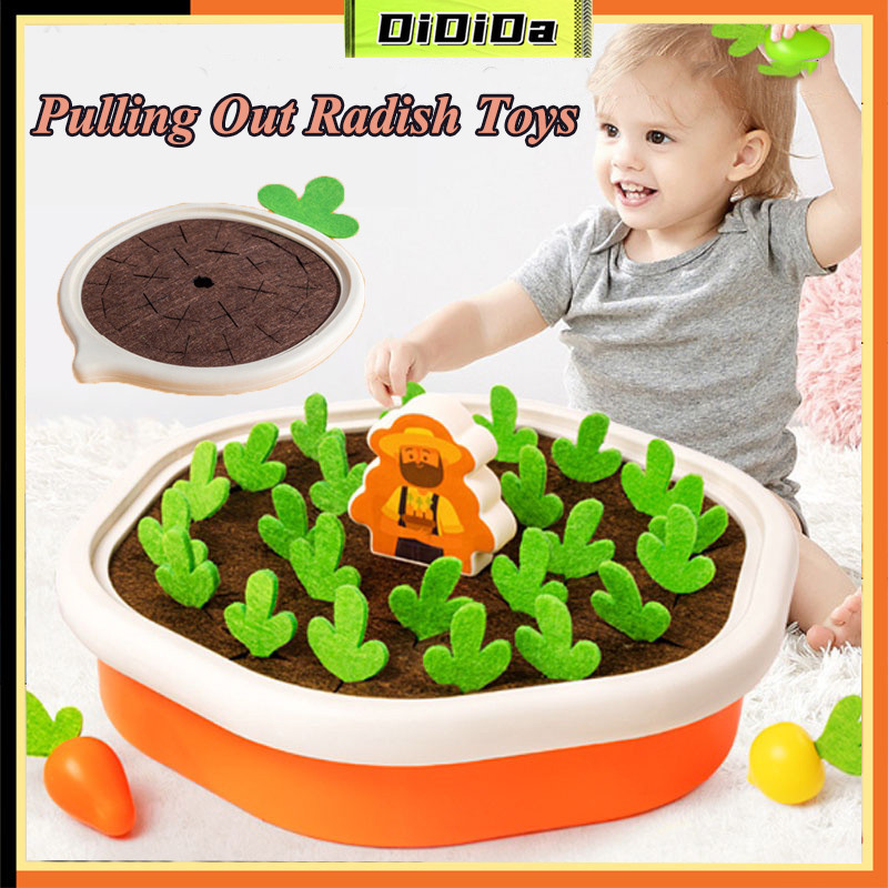 Pulling Out Radish Kids Toys Memory Training Game Harvest Carrot ...