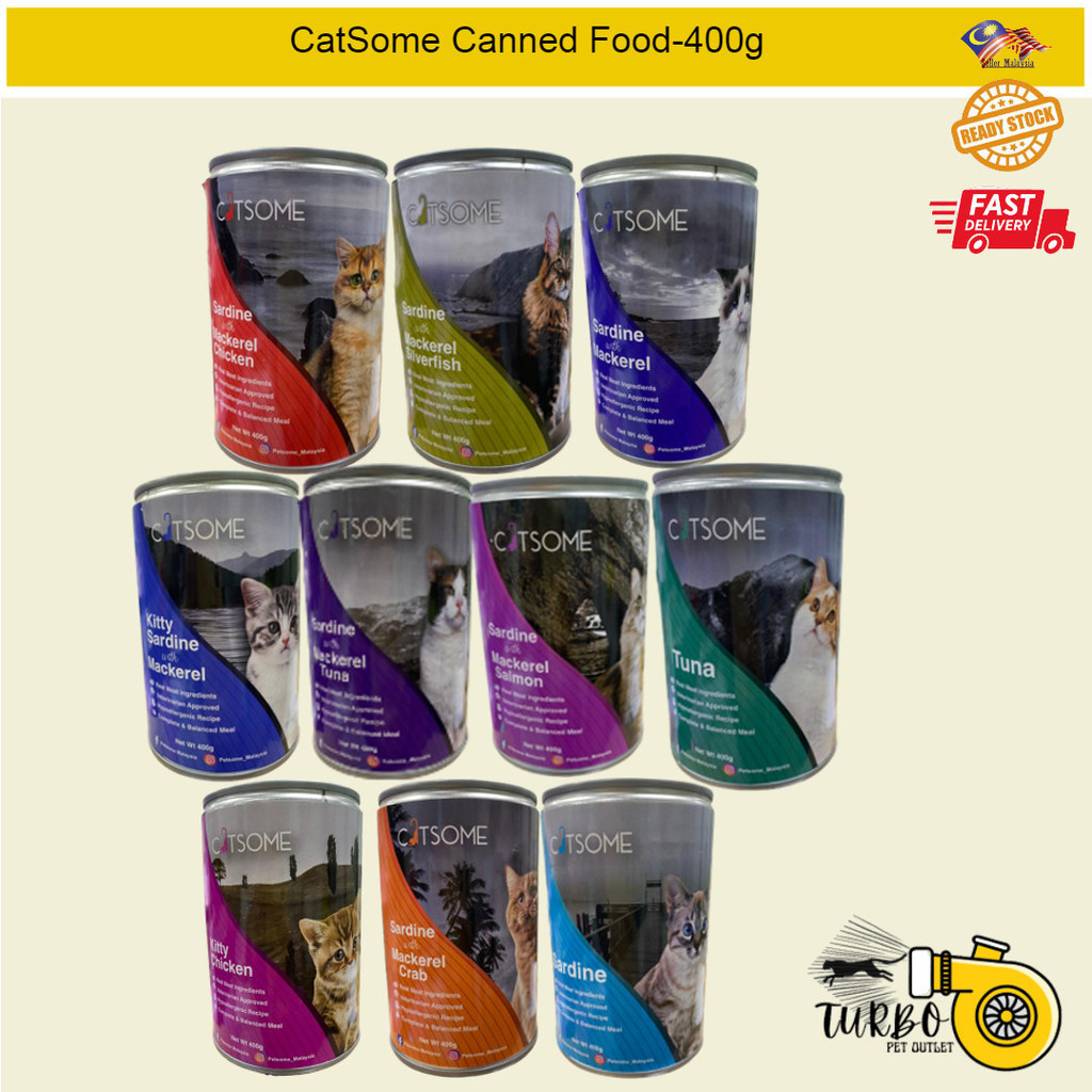 CatSome Cat Canned Food/Cat Wet Food-400g | Shopee Malaysia