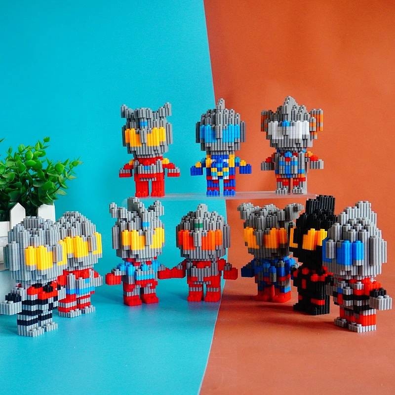 Ultraman Compatible with Lego Building Blocks Small Particles Children ...
