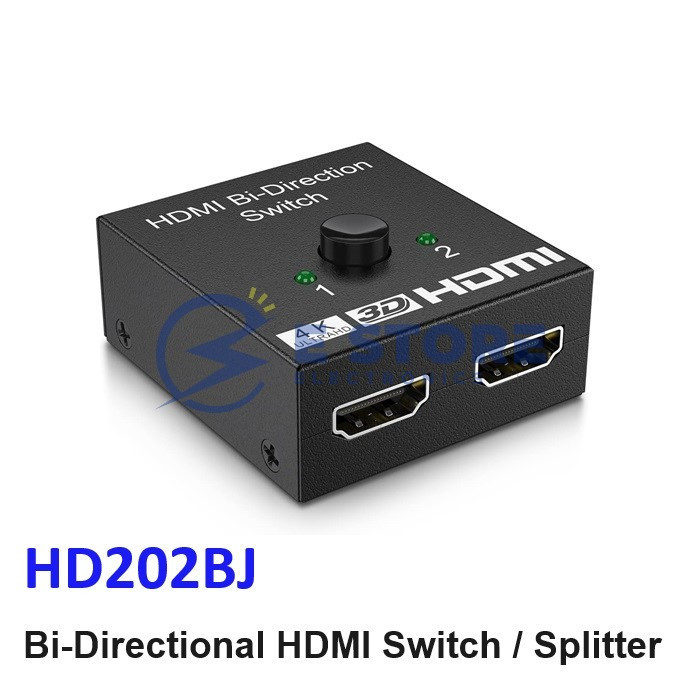Bi-Directional HDMI Switch, HDMI 1.4 Switcher 2 in 1 out, HDMI Splitter ...