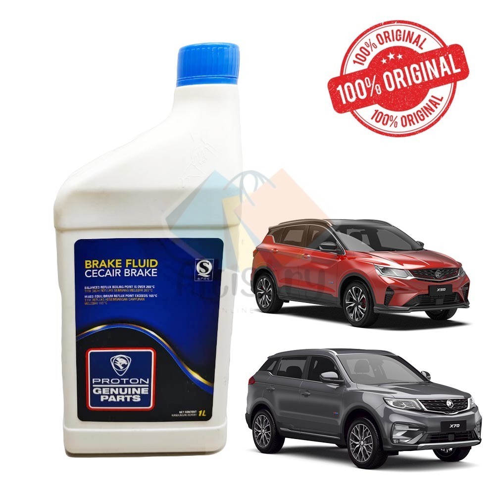 ORIGINAL PROTON GENUINE PARTS BRAKE FLUID "CECAIR BRAKE" NET CONTENT 1L ...