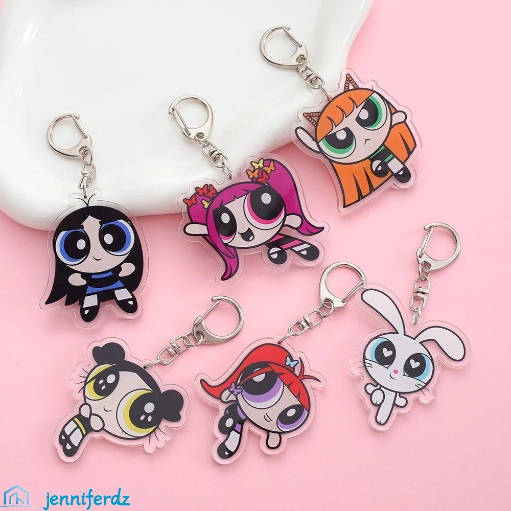 JENNIFERDZ The Powerpuff Girls Keychain, Korean Style Minji NewJeans ...