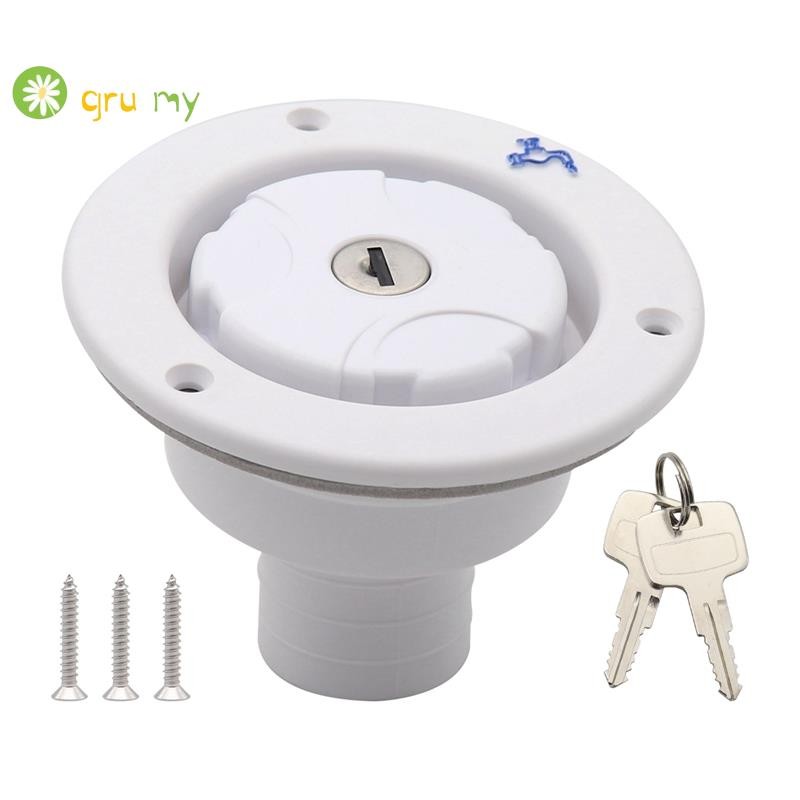 Water Locking Inlet Hatch Filler Cap for Caravan Motorhome Fresh Water ...