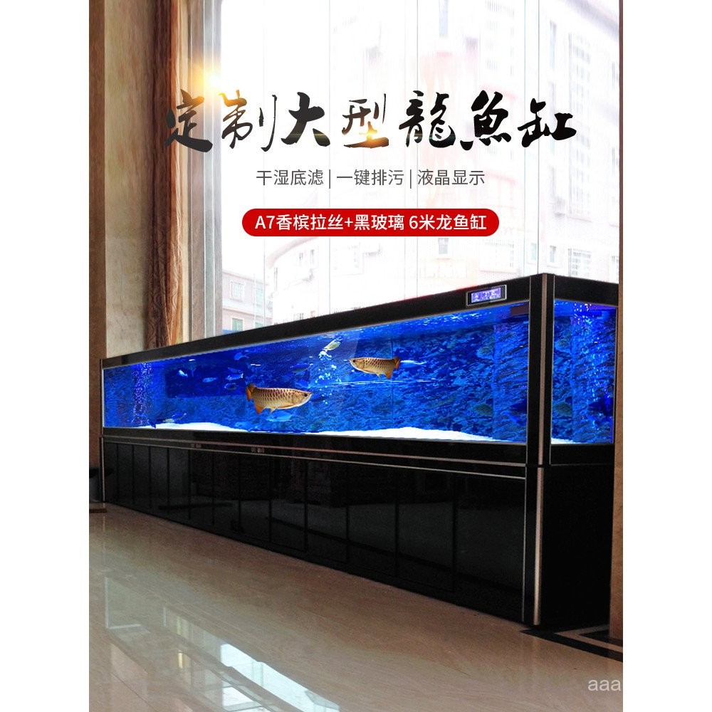 Opel Large Arowana Tank Aquarium Ecological Living Room Screen Glass 2m ...