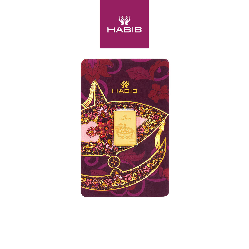 HABIB 2.5g 999.9 Gold Bar (Wau) Manufactured By LBMA Goods Delivery ...