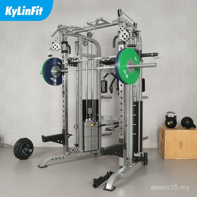 Multifunctional Smith Machine Gantry Squat Rack Gym Equipment Set ...