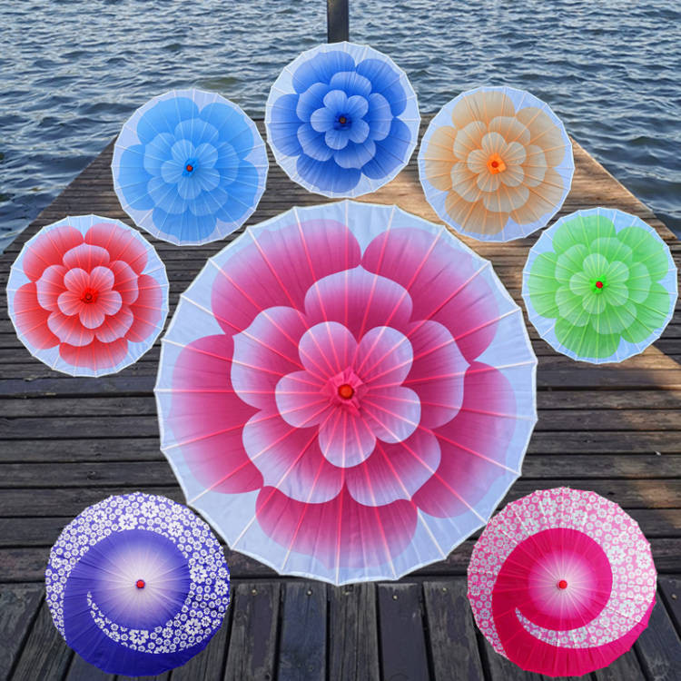 [Shop Hot Sale] Jasmine Performance Dance Umbrella Props Umbrella Oil ...