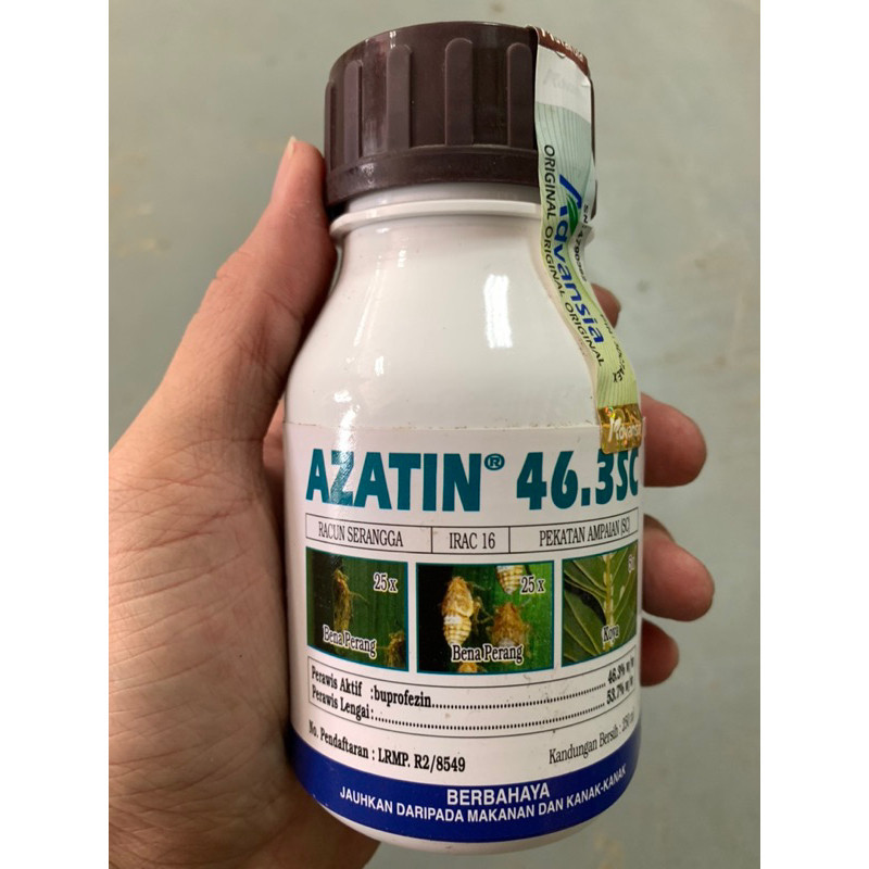 [ORIGINAL] 250ml AZATIN 46.3SC ADVANSIA RACUN SERANGGA / BENA PERANG ...