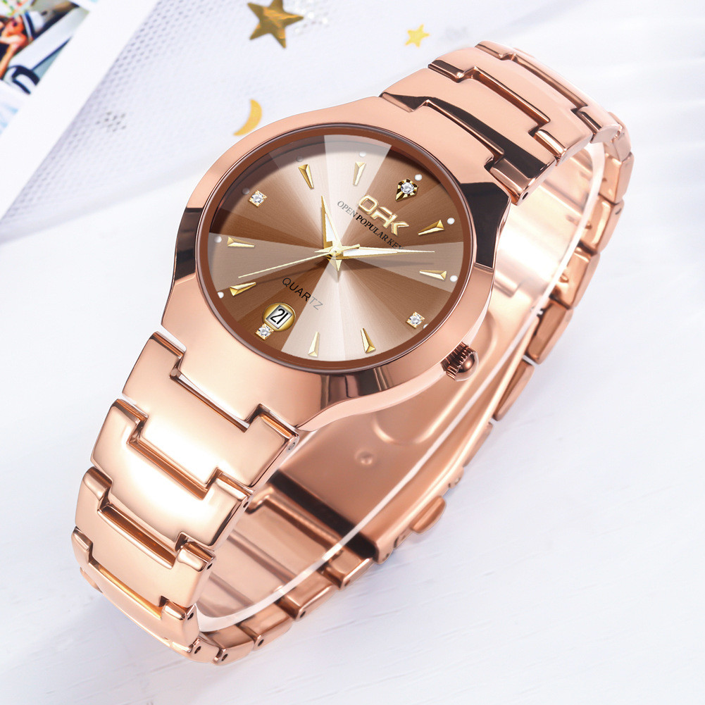 Opk Watch Elegant Fashion Diamond Waterproof Luminous Quartz Watch ...