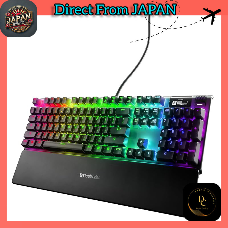 SteelSeries Apex Pro TKL Gaming Keyboard with Rapid Trigger Technology ...