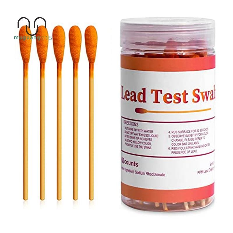 .Lead Paint Test Swabs Kit 60 Pcs Lead Test Kit Swabs Lead Check Swabs ...