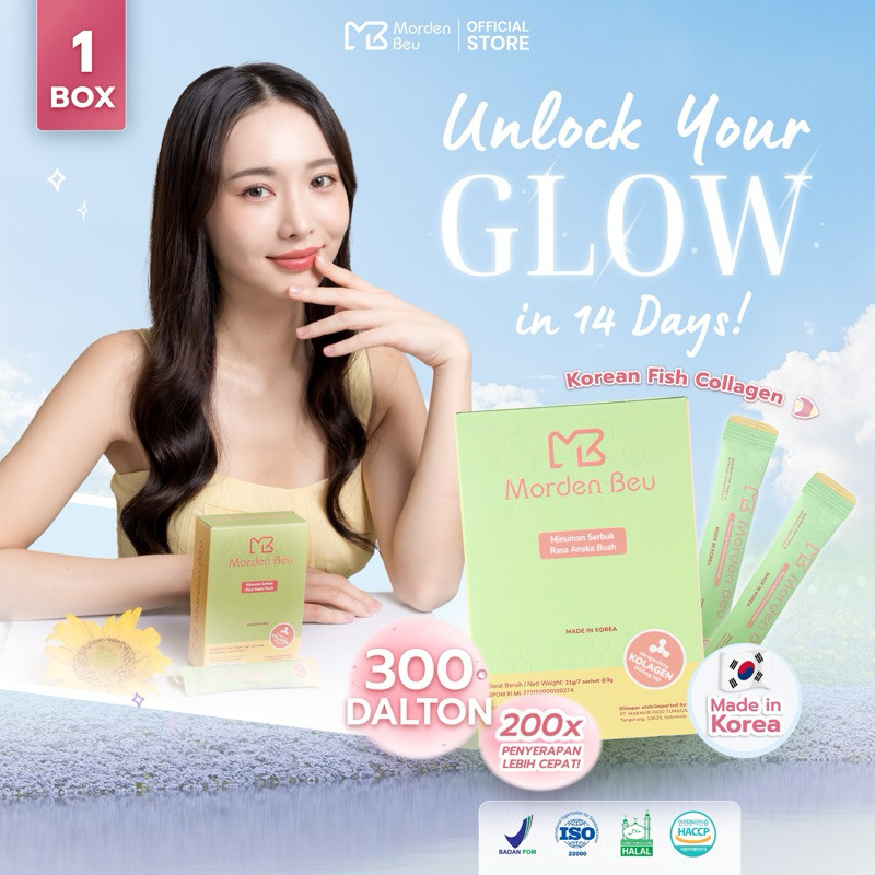 MORDEN BEU COLLAGEN - 1 Box 1 Week Package| Low Molecules Marine Collagen Tripeptide 300da ...