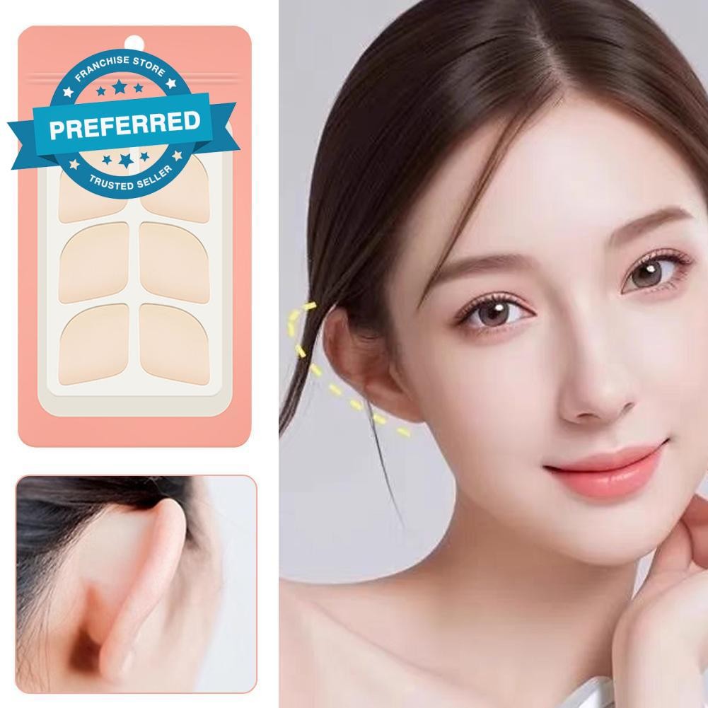 Elf Ear Stickers Chip Model Invisible Silicone New Elastic Support Soft ...