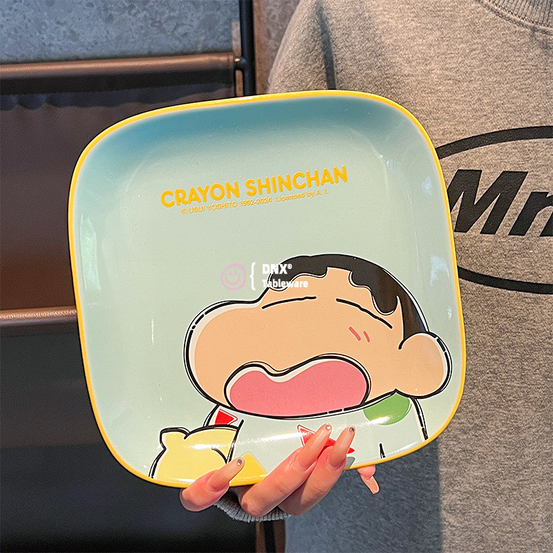 Crayon Shin-chan Pinggan Seramik Comel Hidangan Kartun Pinggan Pinggan ...