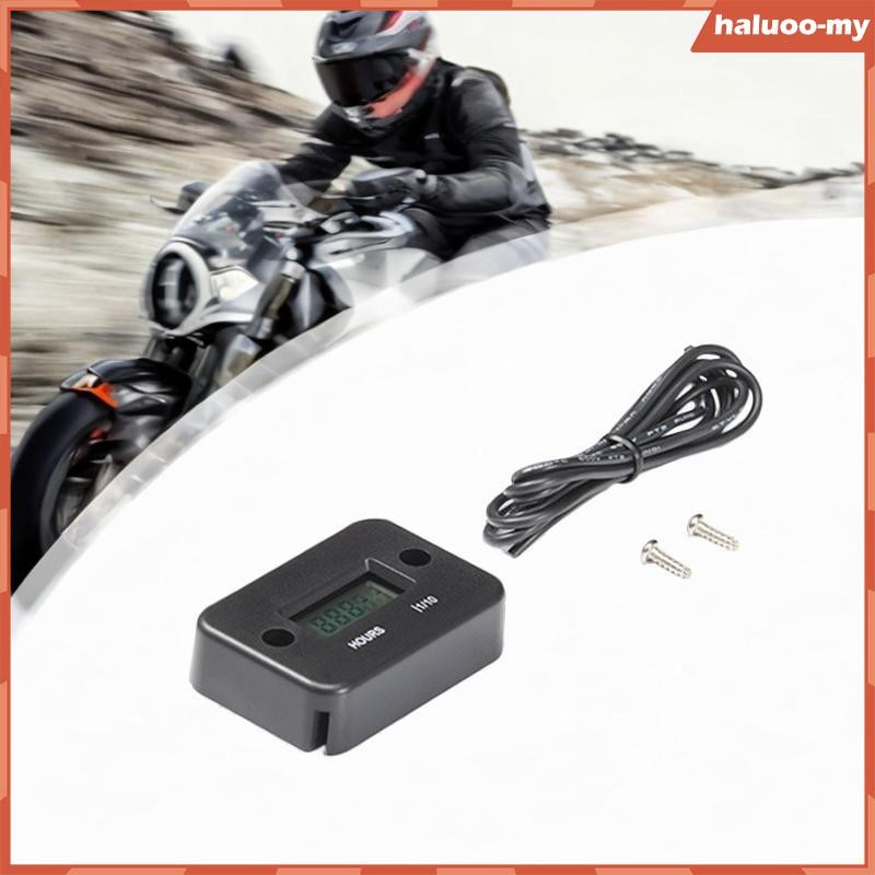 [HaluooMY] Inductive Hour Meter Motorcycle Hour Meter Small Digital ...