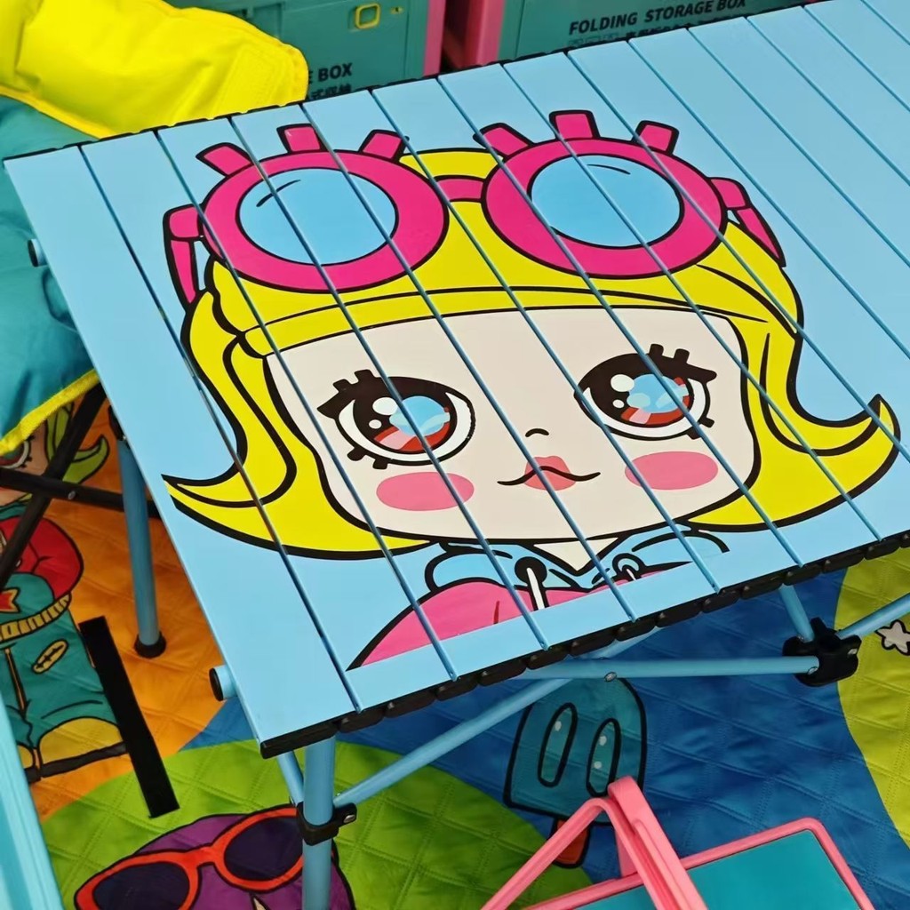 New Molly Outdoor Folding Picnic Table Equipment Egg Roll Table Suit ...