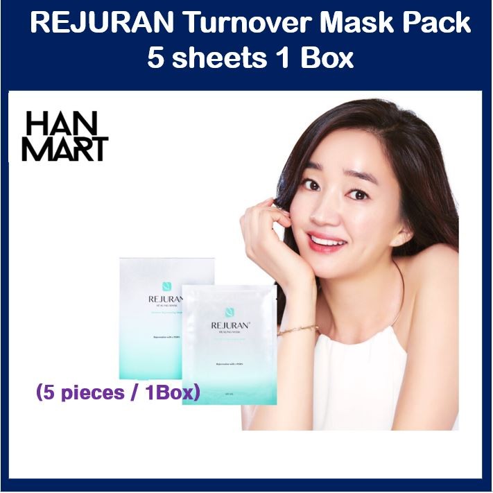 [REJURAN] Turnover Mask Pack 5 sheets 1 Box (Korea Mask Pack ) | Shopee ...