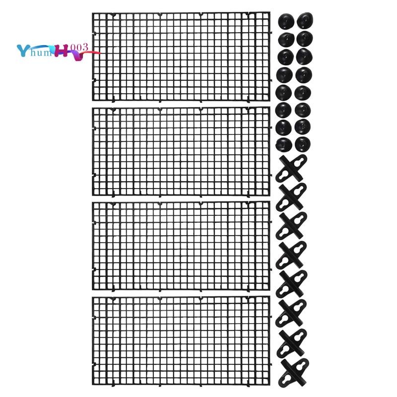 Aquarium Divider Tray Plastic Mesh Aquarium Egg Box Light Diffuser ...