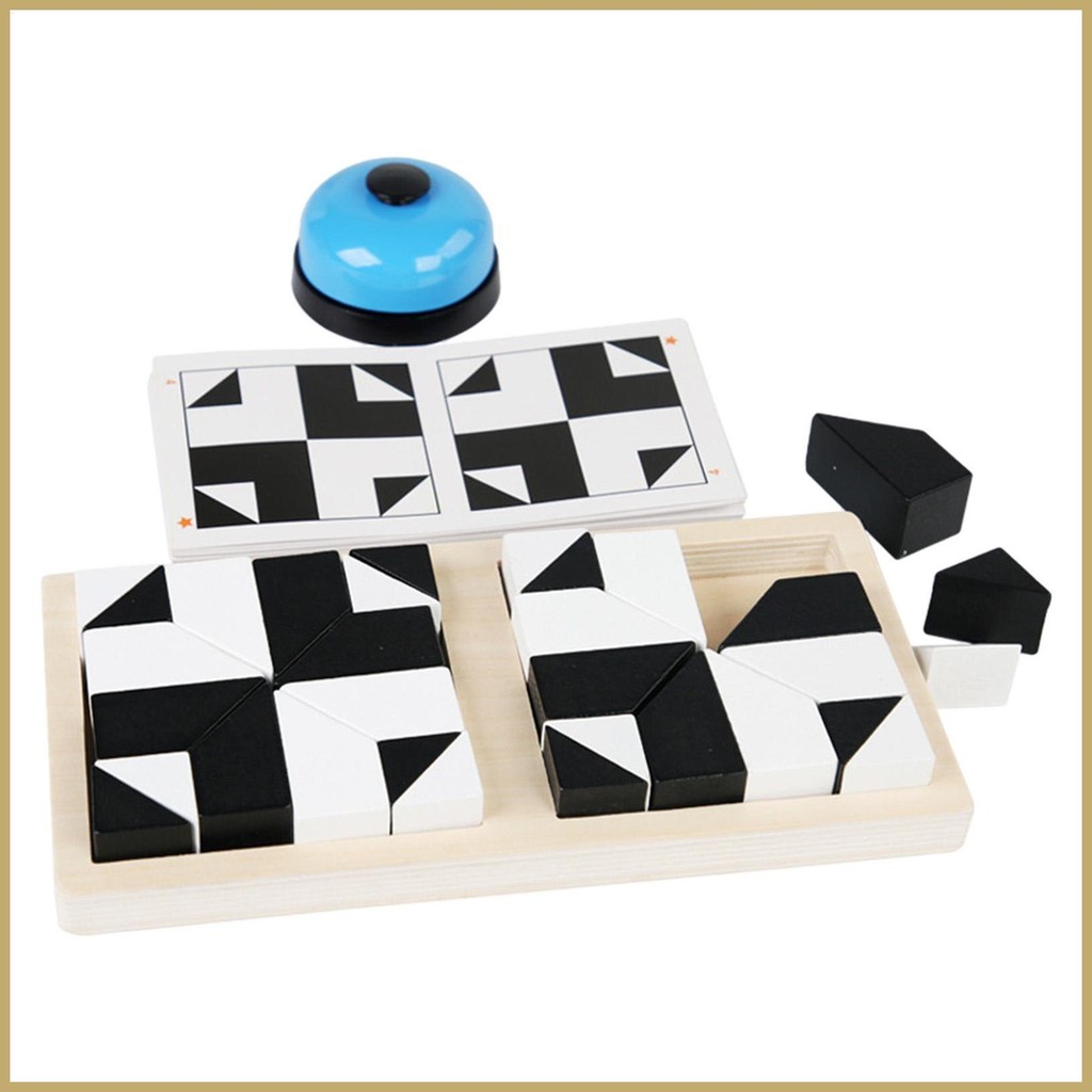 Tangram Puzzles for Kids Intelligence Puzzle Block Wooden Tangram Brain ...