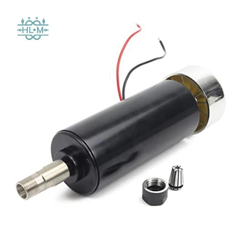 CNC DC Spindle Motor ER16 500W Air-Cooled Spindle Motor 52mm 48VDC for ...