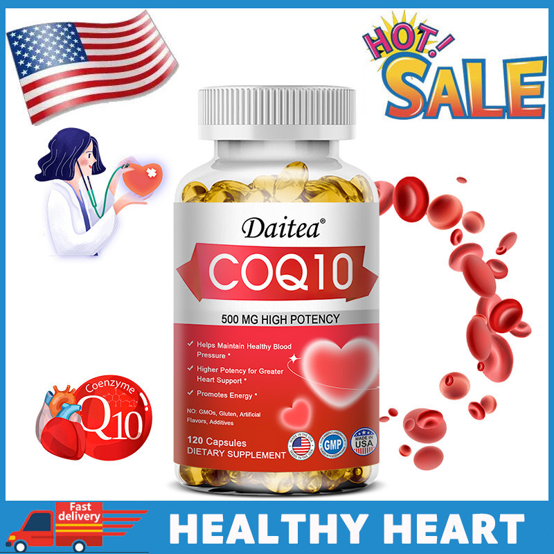 Coenzyme Q10 Supplement Supports Heart Health, Cell Energy and Supports ...