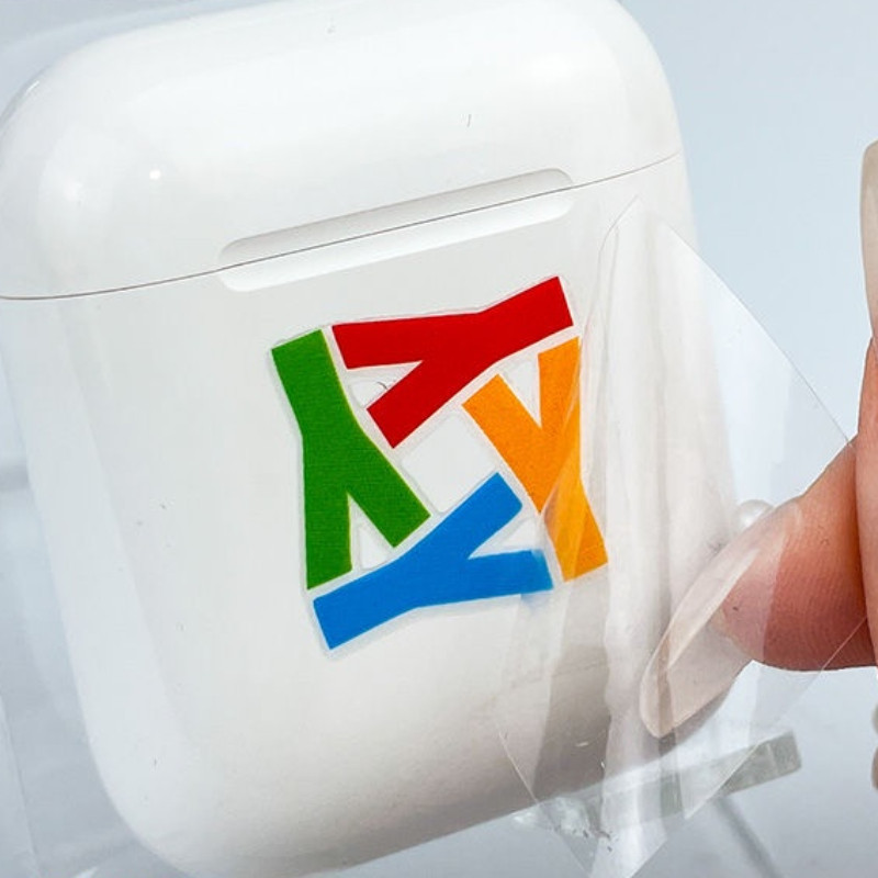 AINNA 3D UV Transfer Sticker - Brand Logo Company Logo School Logo ...