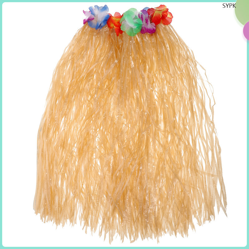 Dance Hula Bra Hawaii Straw Skirt Hawaiian Luau Party Costumes Dress ...
