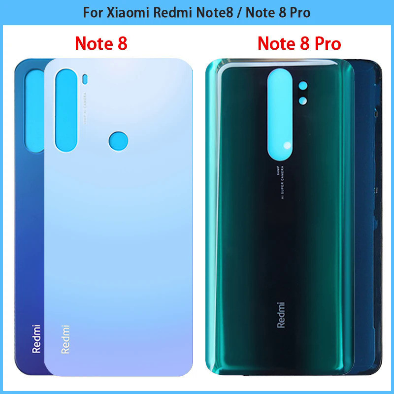 New For Xiaomi Redmi Note 8 Battery Back Cover Door Glass Panel Sticker ...