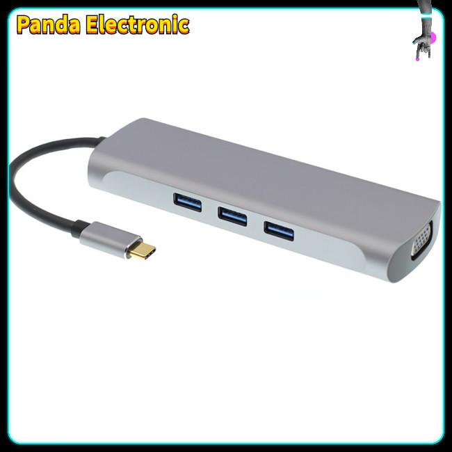 panda Multiport USB C Hub 100W PD Fast Charging 8 In 1 Hub Type C 3.1 ...