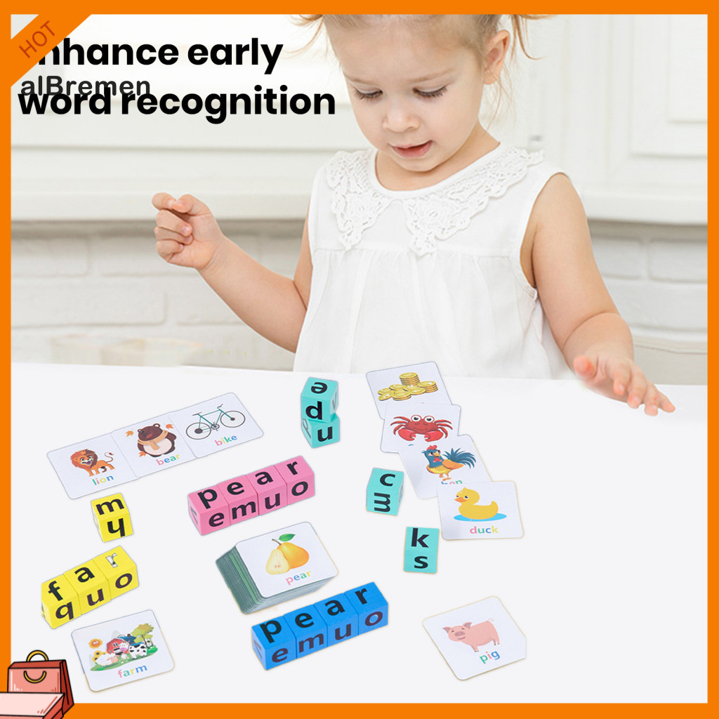 (New) Kids Letter Matching Toy Kids Letter Spelling Game Fun Alphabet ...