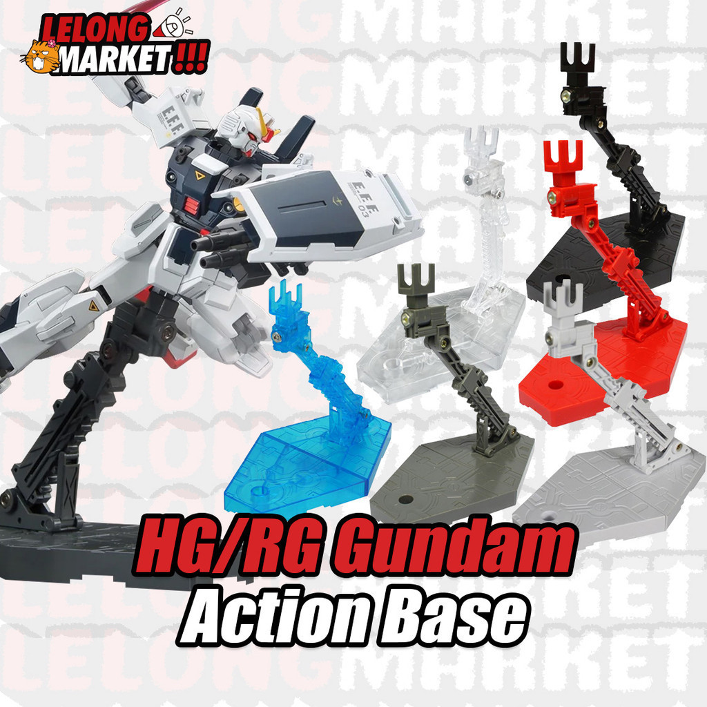 Gunpla Stand Action Base for RG/HG/EG/MG Gundam Display Stand High ...