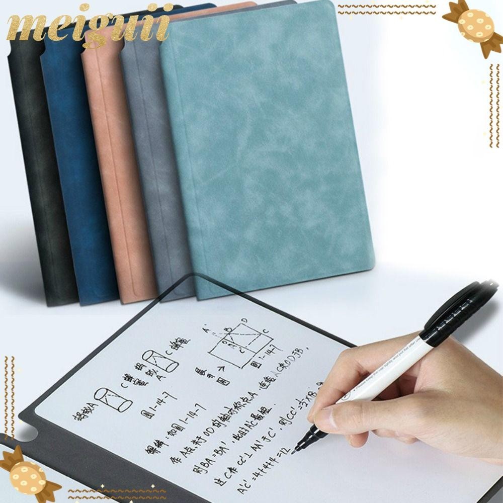 MEIGUII Erasable Whiteboard Draft, Leather With Whiteboard Pen A5 ... MEIGUII Erasable Whiteboard Draft, Leather With Whiteboard Pen A5 ...