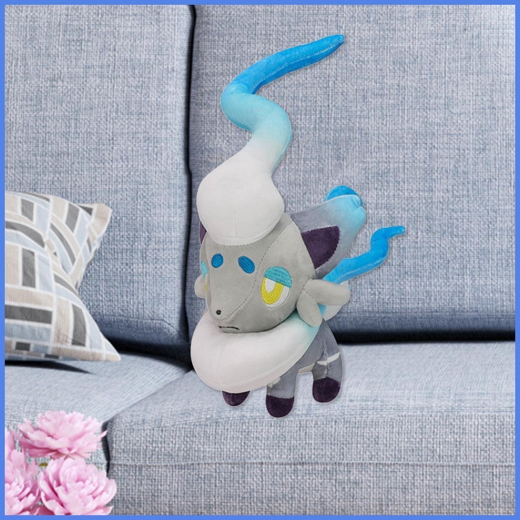 Pokemon Shiny Hisuian Zorua Plush Toys Anime Stuffed Collection Animal ...