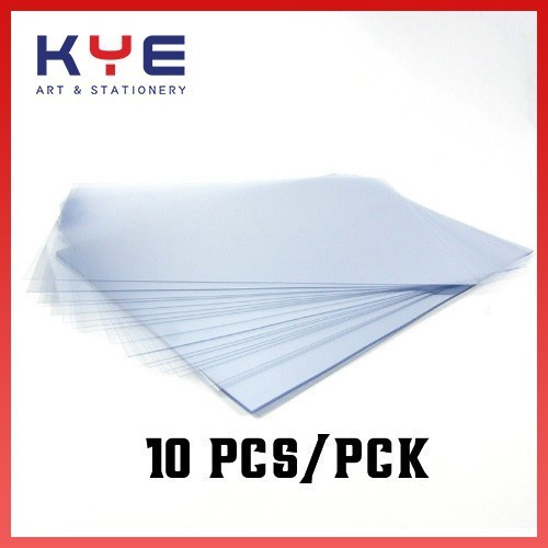 A4 Rigid Sheet / Transparent Binding Cover (10pcs/pack) | Shopee Malaysia