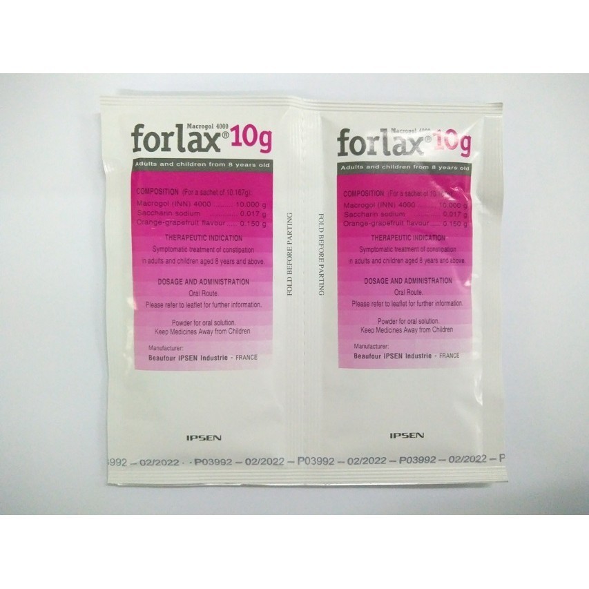 FORLAX 10GM 2'S SACHET (EXP:11/2025) | Shopee Malaysia