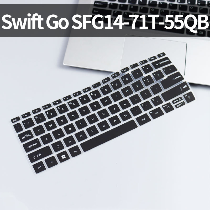 Silicon Laptop Keyboard Cover for Acer Swift Go SFG14-71T 55QB Computer ...