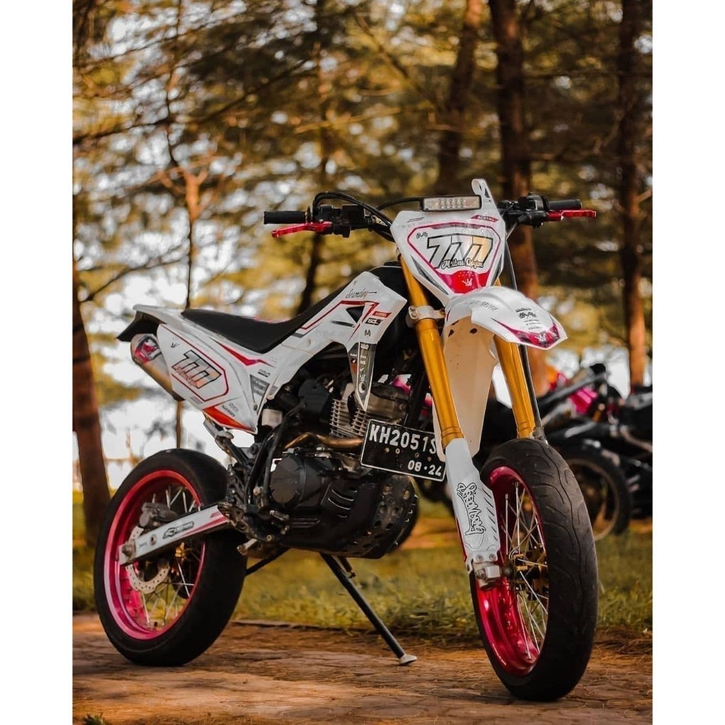 Decal/sticker CRF150L-Dtracker-WR155/KLX gordon-KLX BF full body (Can change color+name+no ...
