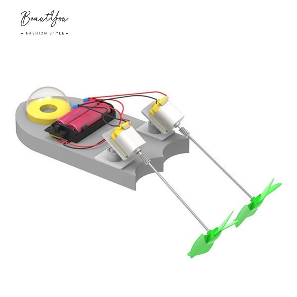 RC Speedboat Remote Control Boat DIY Power Boat Yacht Assembly Model ...
