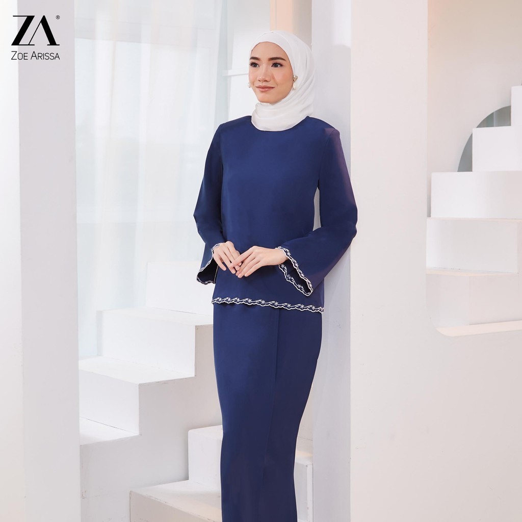 CITRA KURUNG SULAM LACE Baju Raya 2023 BAJU KURUNG KEDAH PASTEL BARU ...