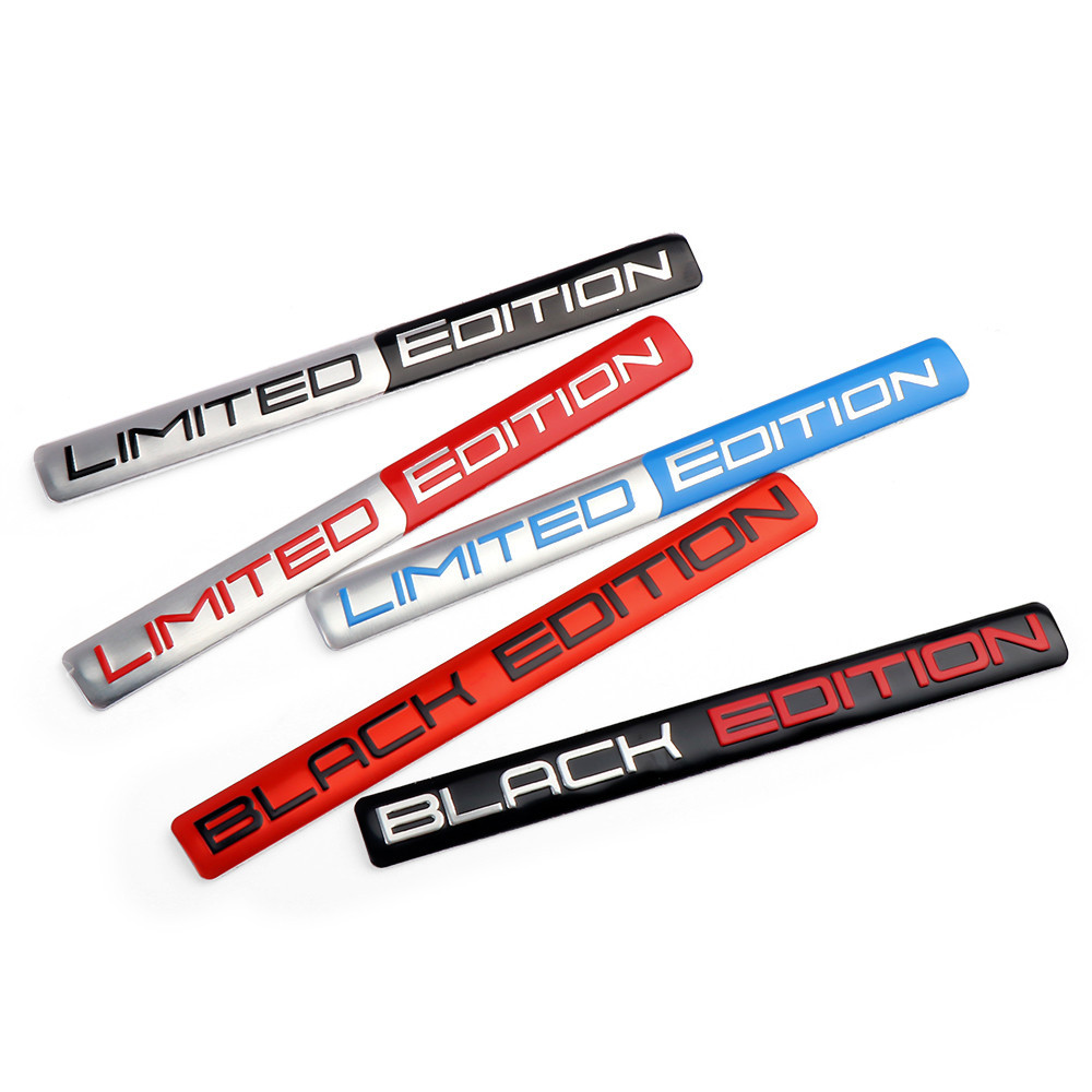 3D Aluminum Limited Edition Car Trunk Sticker Decorative Decal Car ...