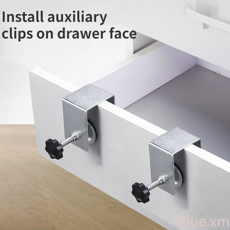 【2PCS】 Drawer Fasteners Clamps Jig Cabinet Tool Home Accessories Steel ...