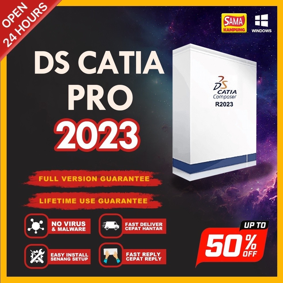 [ WINDOWS] 🌟 DS CATIA 🌟 LIFETIME PREMIUM 🌟 EASY INSTALL 🌟 FAST DELIVERY ...