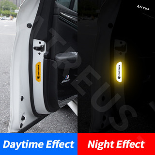 4Pcs Proton Car Reflective Sticker Safety Warning Mark Car Door ...