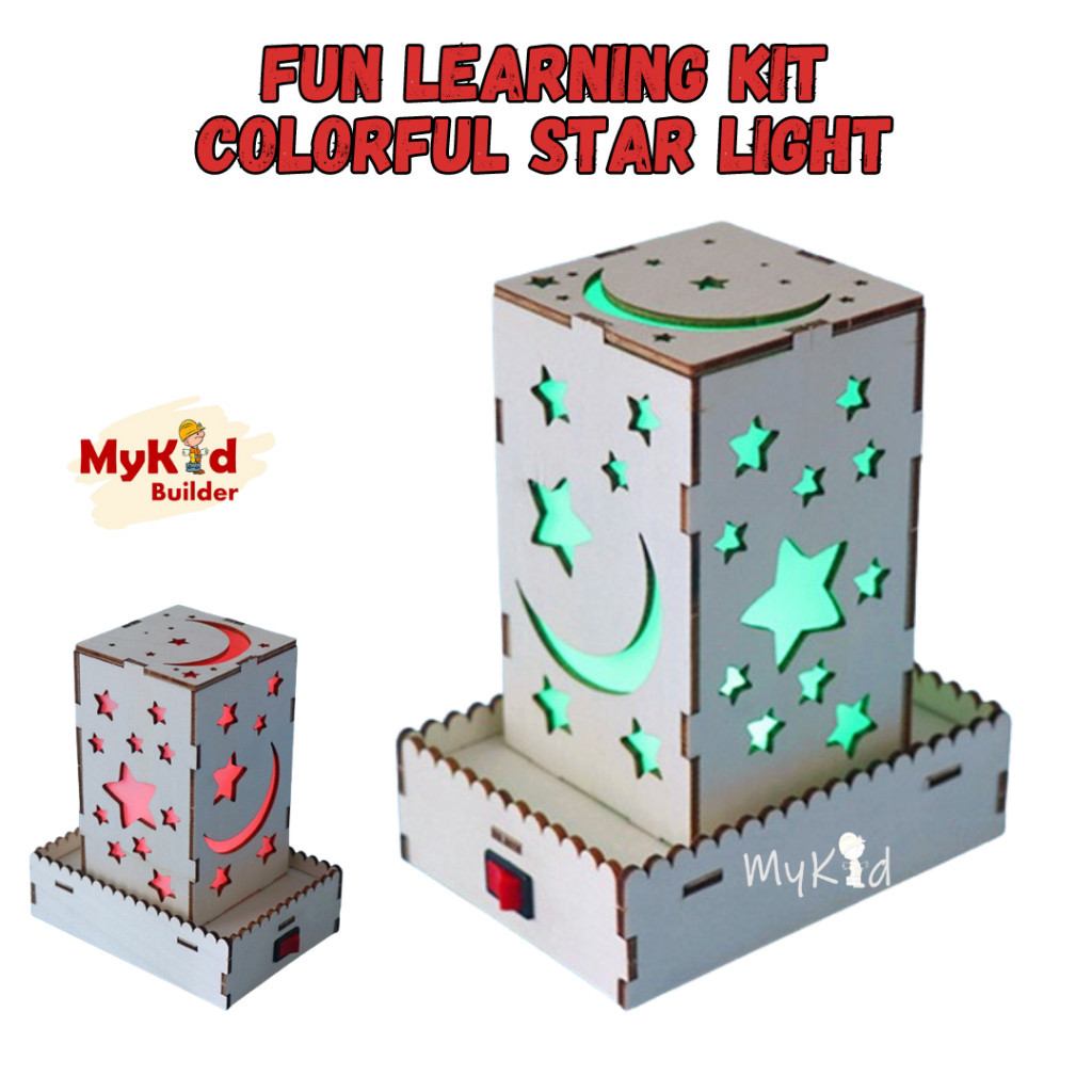STEAM Science RBT Projek Lampu Meja Children Science DIY Night Light ...